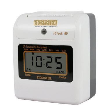 Biosystem iClock 6D Punch Card Time Clock / Recorder