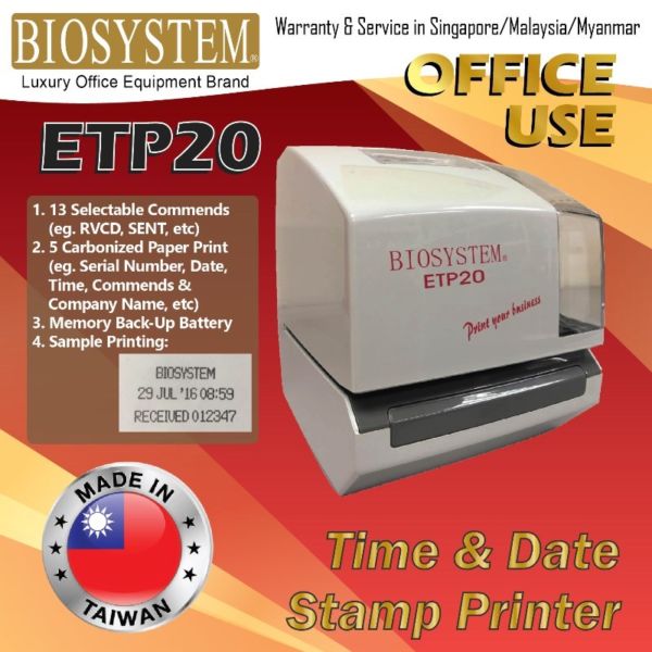 ETP20 time stamp machine singapore