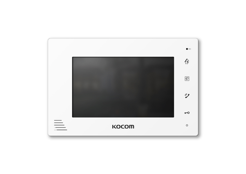 Kocom Audio Video intercom KCV-D372(D1) with KC-MC32 door camera